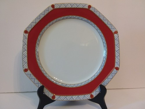 VTG Mikasa INTERLUDE TERRACOTTA L9420 Octagon 10.25" Dinner Plate RARE ...
