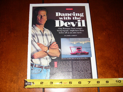 CHIP HANAUER UNLIMITED HYDROPLANE SPEED BOAT RACING - ORIGINAL 1999 ...