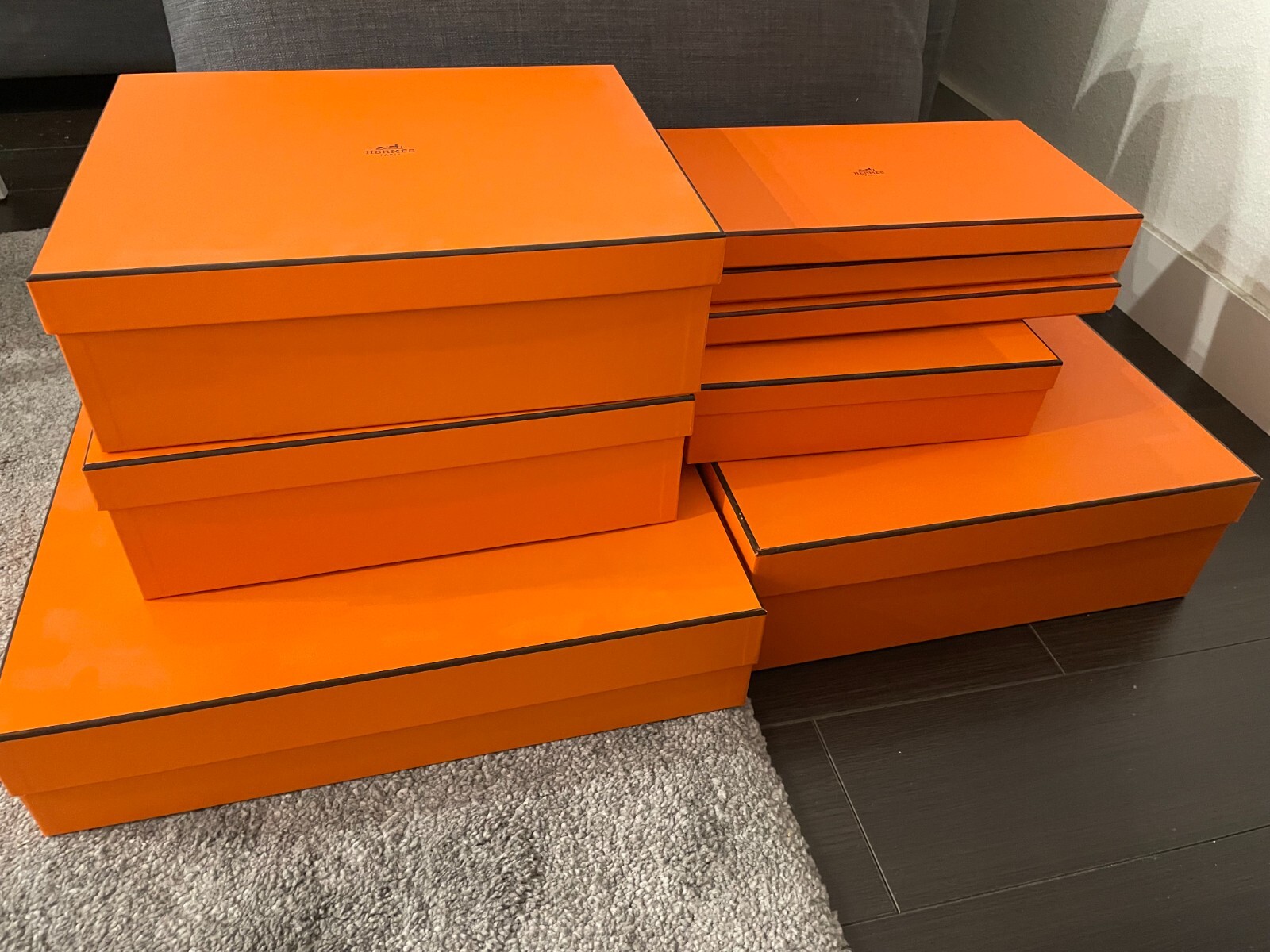 Authentic Hermès Orange Boxes - multiple sizes | eBay