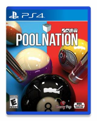 POOL NATION PS4 NEW! LEAGUES, SIMULATION, 8, 9 BALL, BLACKBALL, GAME ...