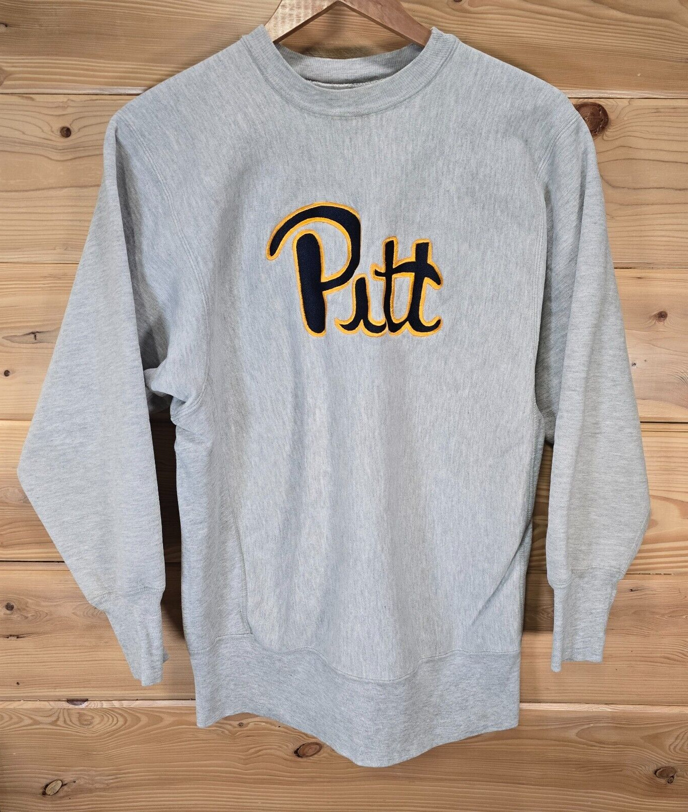 VTG Champion Reverse Weave Pitt University Sweatshirt… - Gem