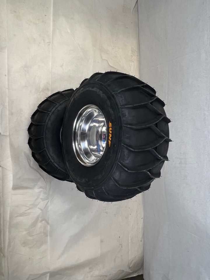 SUNF A036 SAND SNOW MUD PADDLE TIRES DWT RIMS HONDA TRX 450R 400EX 250R ...