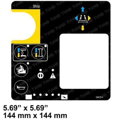 FOR GENIE DECAL - CONTROL PANEL 78673 78673GT | eBay