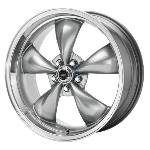 18x9 American Racing AR105 TORQ THRUST M Anthracite Mach Wheel 5x4.5 ...