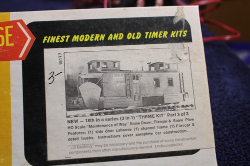 3 in 1 Old Time Craftsman kit-snow dozer-flanger-snow plow -HO scale ...