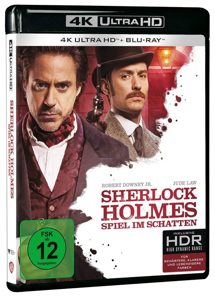 Sherlock Holmes - Spiel im Schatten (4K Ultra-HD) (+ Blu-ray 2D (4K UHD ...