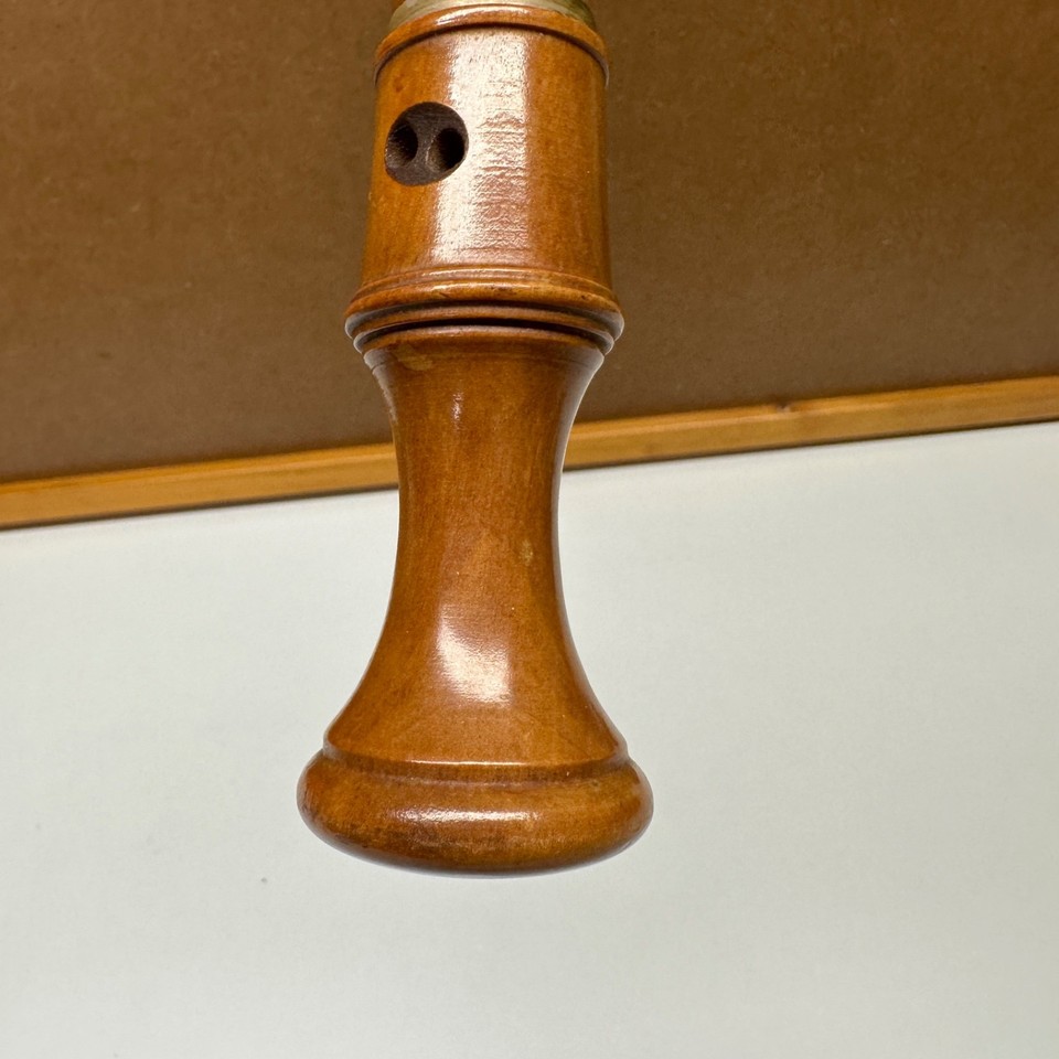 Antique Vintage Wooden Recorder 18" Baroque Fingering Unmarked Possible ...