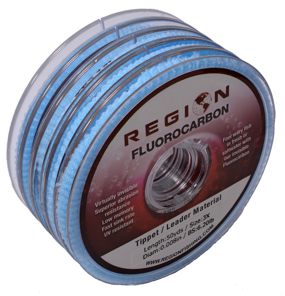 50yd Fluorocarbon Fly Fishing Tippet Ultra Clear 0X to 7X - Choose a 3 ...