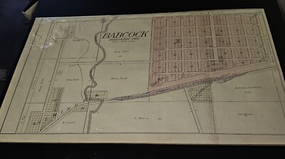 1912 Plat Map of Babcock, Wood County Wisconsin | eBay