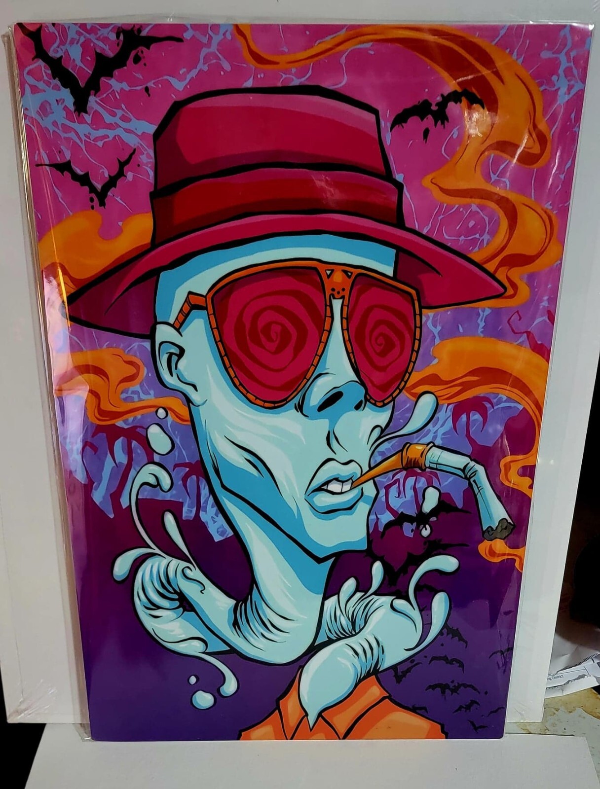 Hunter S Thompson metal sign Artwork 18x12inch | eBay