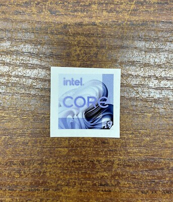 1x Intel Core i9 Windows Desktop / Laptop sticker label (NEW) | eBay