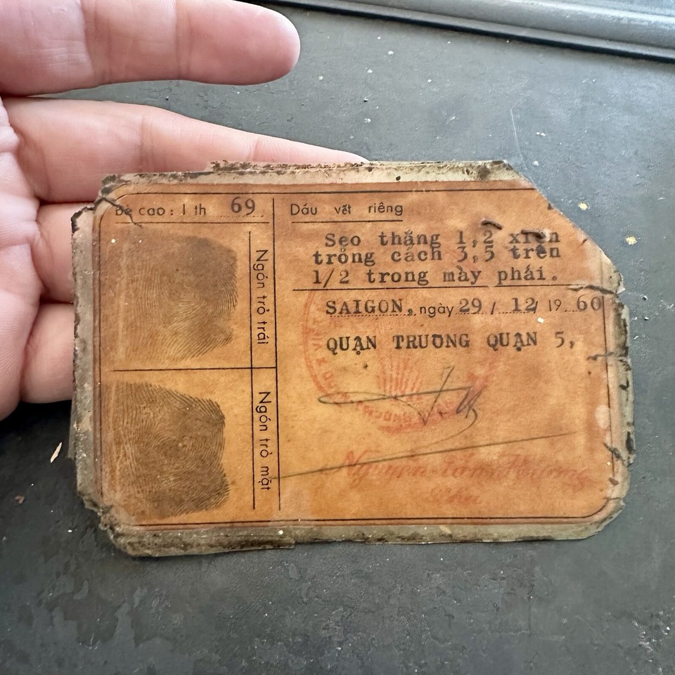 Vietnam War RVN MACV Workers ID Card Badge Dated 1960 Early Conflict | eBay