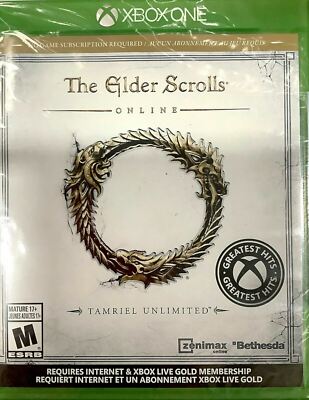NEW The Elder Scrolls Online Tamriel Unlimited Microsoft Xbox One ...