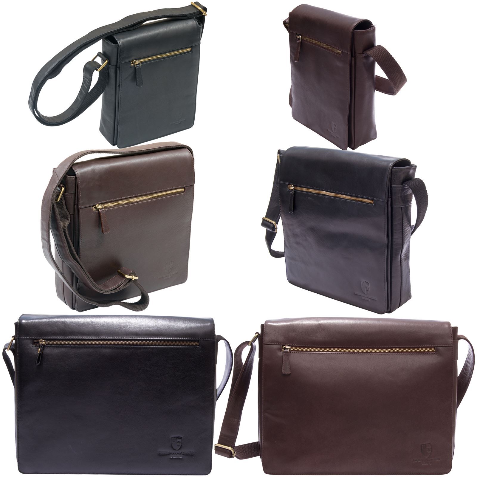 Underwood & Tanner Micheal / Mike / Mick Leather Shoulder / Messenger ...