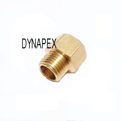 Fitting Pipe Metric 1/4" NPT Male to M12 M12X1.25 Female Gauge Adapter ...