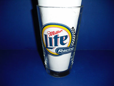 Collectible "Miller Lite" racing pint size glass | eBay