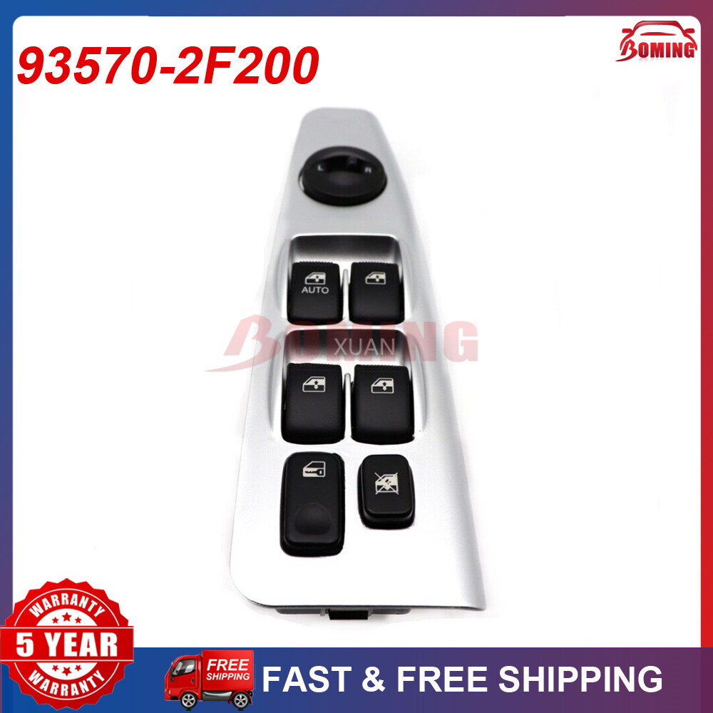 For Kia Spectra Cerato Electric Power Window Master Switch Silver 93570 ...