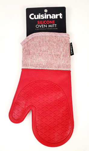 Cuisinart Oven Mitt Glove w/ Nonslip Silicone Grip & Quilted Inner ...