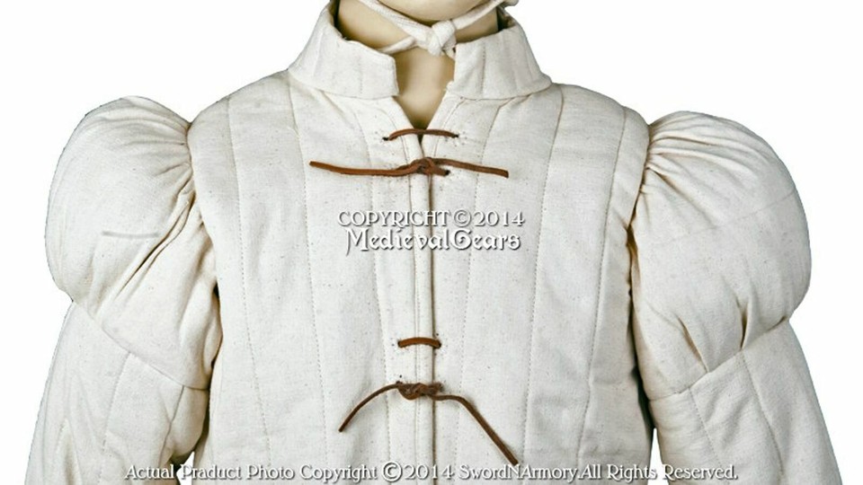 Gambeson Type7 Medieval Padded Overcoat SCA WMA LARP Arming Jacket ...