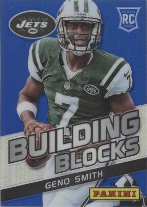 2013 Panini Monster Box - Prizm Building Blocks Geno Smith #7 Blue ...