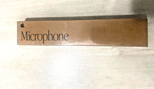 Apple computer 1991 microphone. Sealed, unopened. Rare find. Free ...
