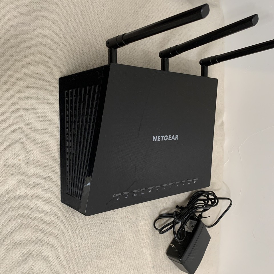 Netgear AC1750 Smart WiFi Router Model R6400 Black Tested Working | eBay