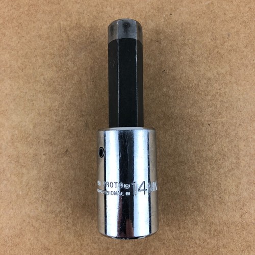 Proto Professional 14mm Hex Bit Socket 1/2" Drive Allen Metric Tool ...