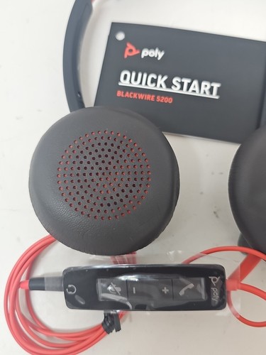 Plantronics C5200 Poly Quick Start Blackwire Noise Cancelling with Mic ...