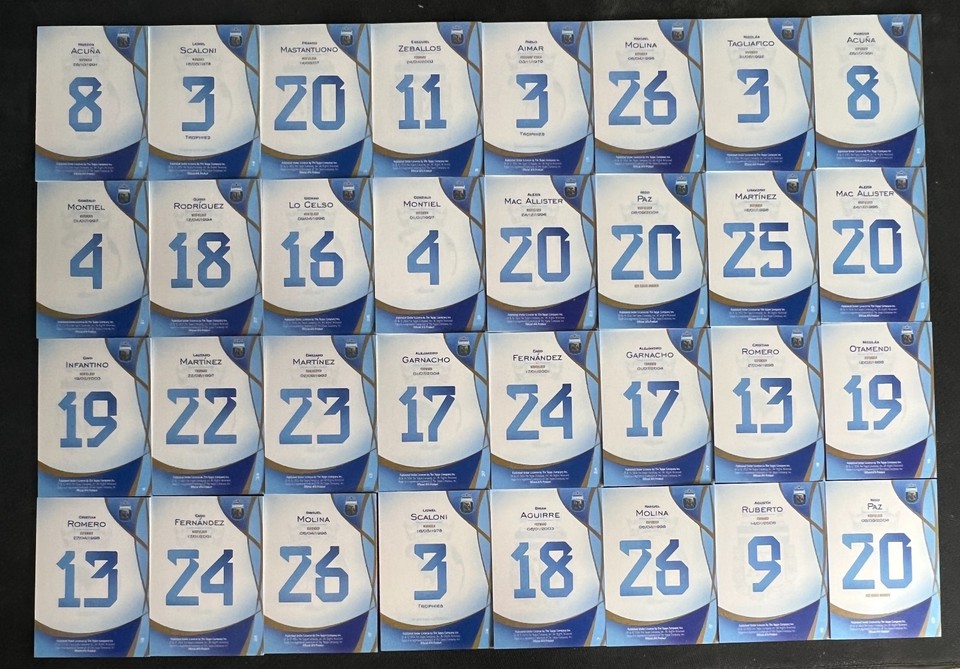2024 Topps Lineage Argentina Enzo Fernández Lionel Scaloni Lot*32 | eBay