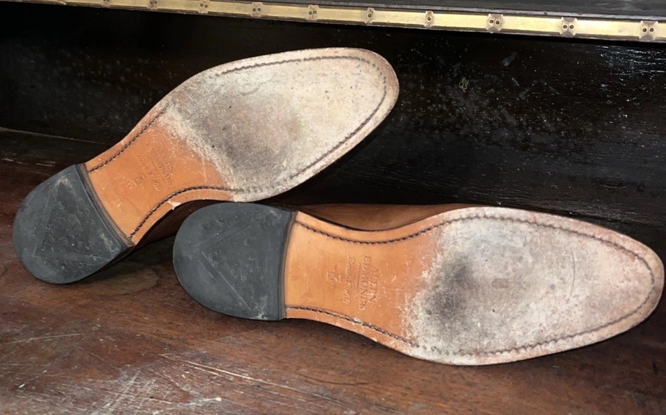 ALLEN EDMONDS Delray "Split-Toe" Blucher Dress Shoe Dark Chili Men’s ...