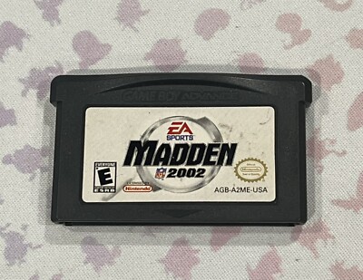 Madden NFL 2002 (Nintendo Game Boy Advance) Gameboy GBA 14633145199| eBay