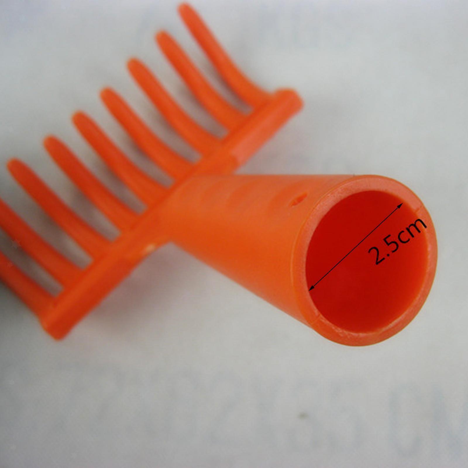 Small Yard Leaf Rake 9 Tines Garden Rake Tool Grass Removal Hand Rake ...