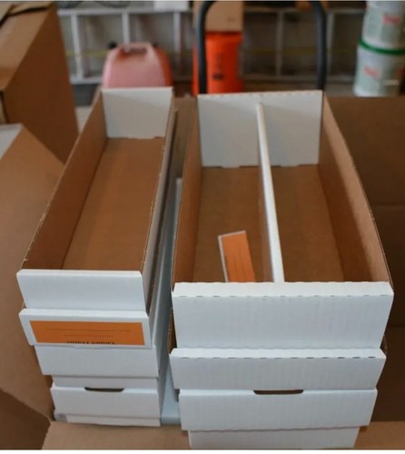 TOY TRAIN STORAGE BOXES - 2 SIZES - 6 TOTAL PCS - ENGINES, TENDERS, F3 ...