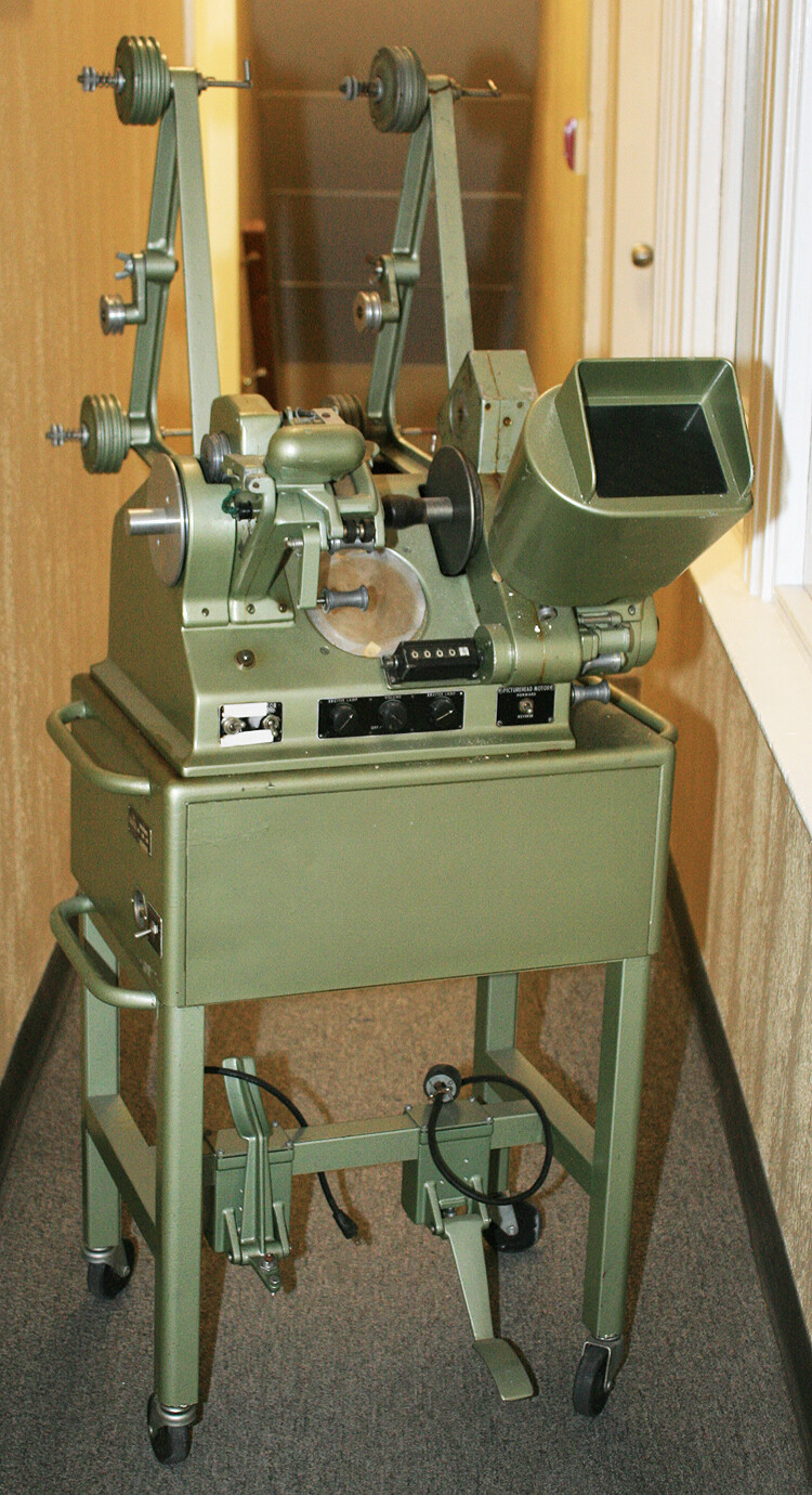 MOVIOLA MODEL UD 20 CS , MOVIE FILM EDITING MACHINE W/ COPY OF MANUAL ...