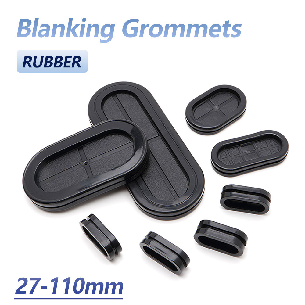 Oval Blanking Grommets Rubber Closed Blind Plug Bung Cable Wiring ...