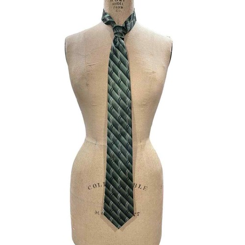 Vintage Arrow Silk Green Geometric Neck Tie Business Career Work | eBay