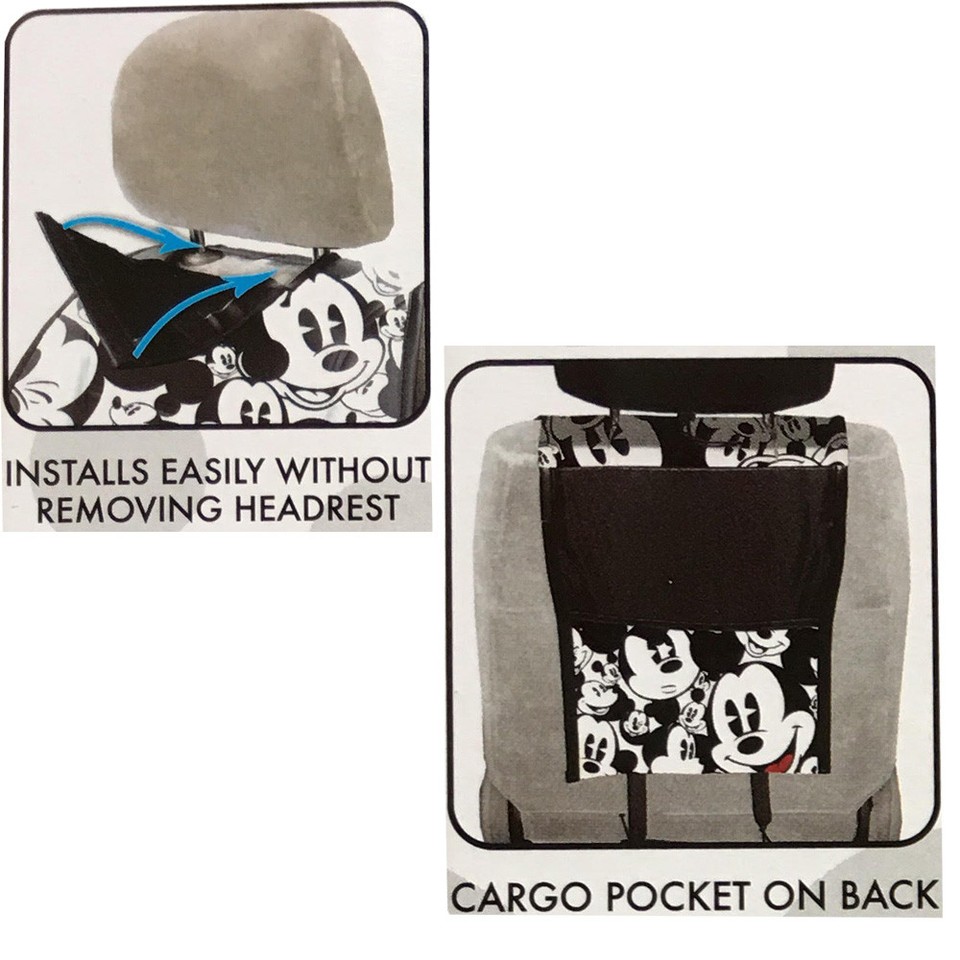 New Disney Mickey Mouse Expression Car Truck Front Seat Cover ...