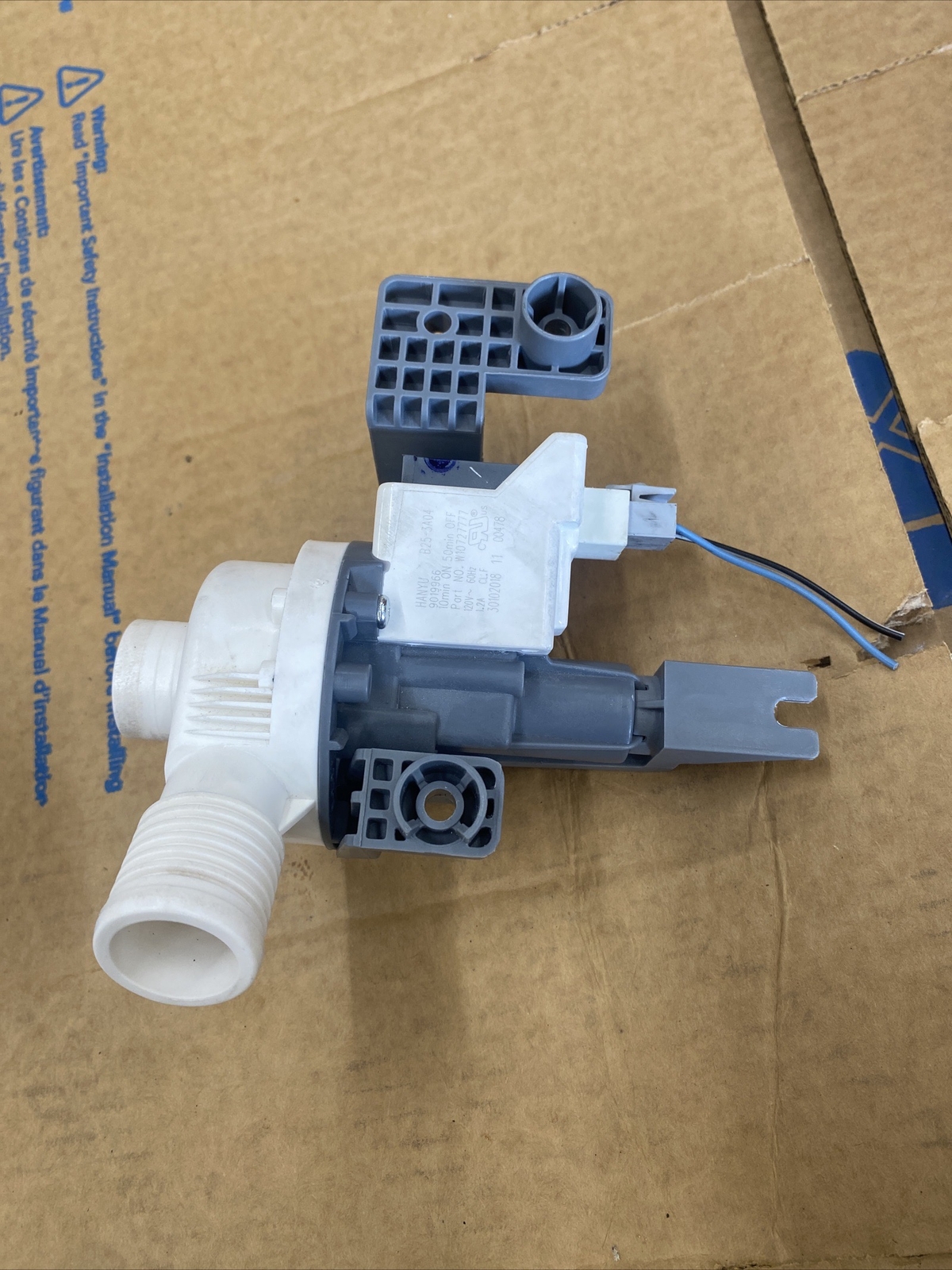 NEXT DAY SHIP!!! Washer Drain Pump W10876600; W10727777; B25-3A04 | eBay