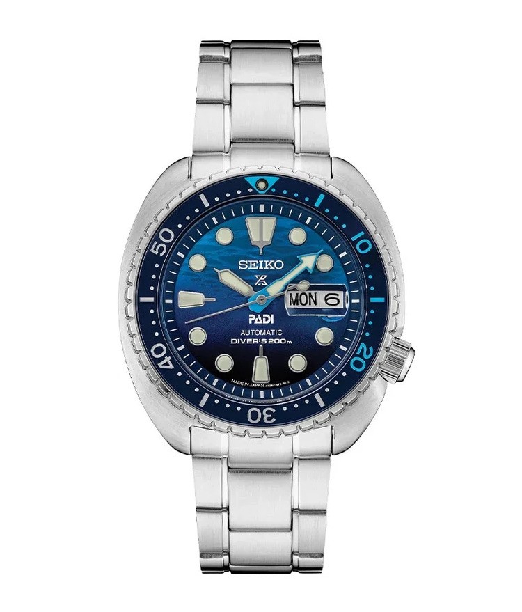 Seiko Prospex PADI Turtle Automatic Blue Dial Stainle… - Gem