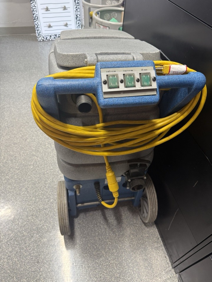 EDIC 2000CX-HR Galaxy 12 Gal. Box Carpet Extractor Adjust. 500 PSI Pump ...