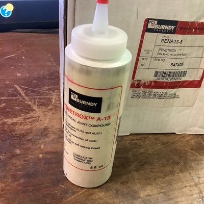 Burndy PENA13-8 Electrical Joint Compound/Oxide-Inhibiting 8oz-Bottle ...