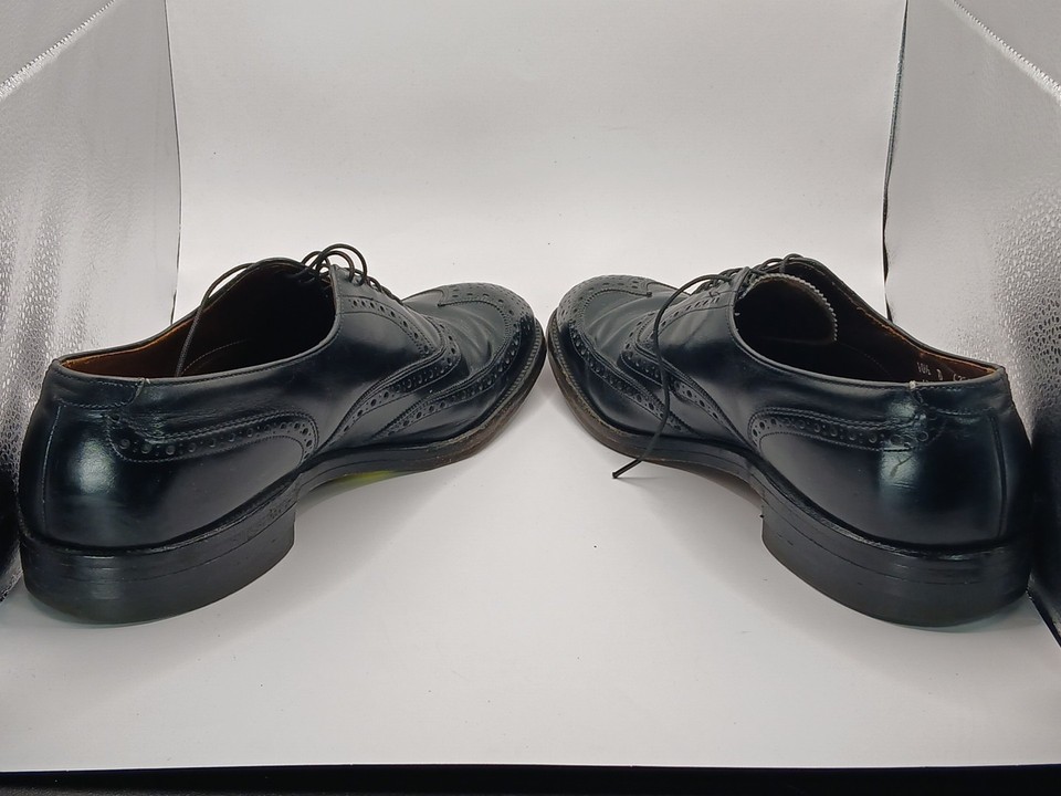 Allen Edmonds Nassau Ostendo Black Oxford Wingtip Made In USA 10.5 D | eBay