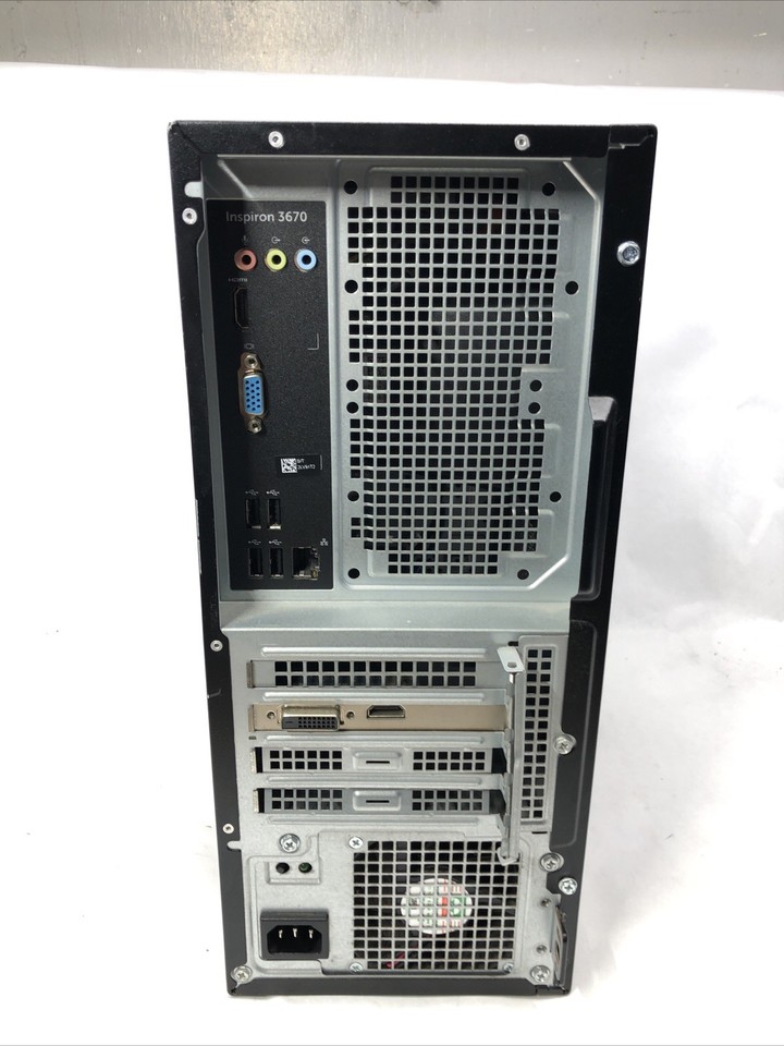 Dell Inspiron 3670 MT, Intel Core i7-8700 @3.20Ghz, 12GB RAM, 256GB SSD ...