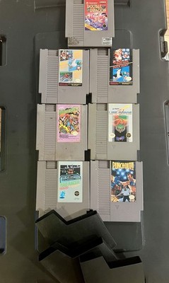 Nintendo NES Original All 7 Games Complete Fun Video Games Lot Kids OEM ...
