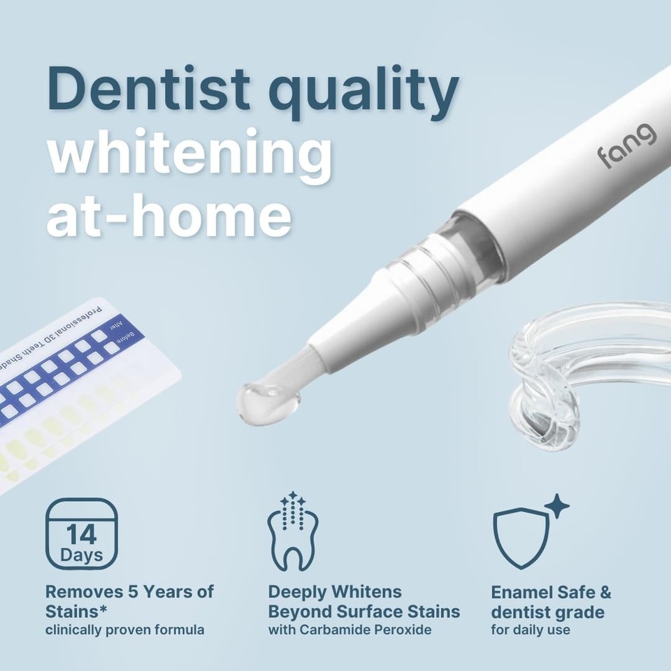 Fang Teeth Whitening Pen 2ml Teeth Stain Remover Smoking, Yellow ...
