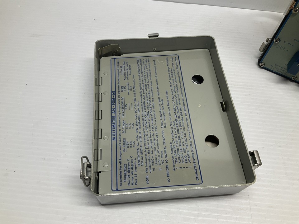ME-70C/PSM-6B Multimeter USA Bruno New York Industries AS IS For Parts ...