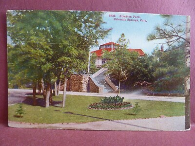 Old Postcard Stratton Park Colorado Springs, CO | eBay