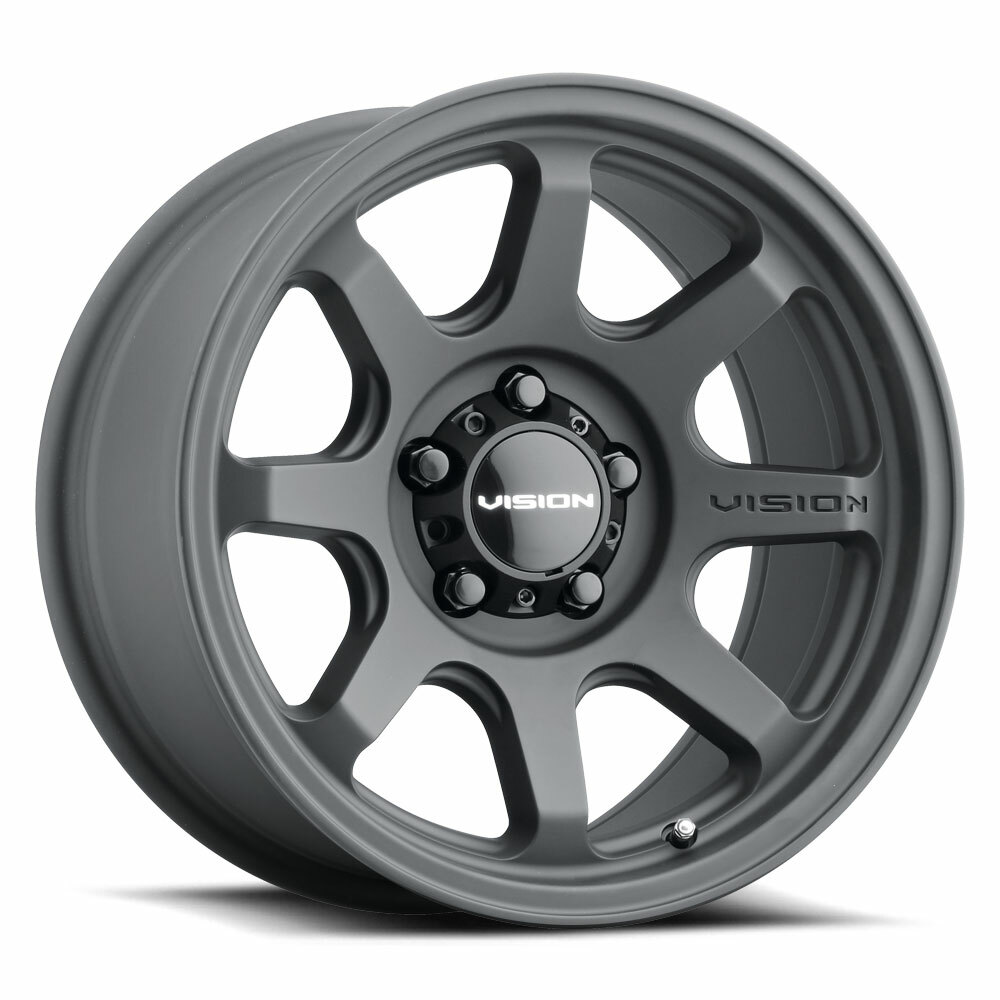 VISION 351 Flow Rim 17X9 5X127 Offset -12 Satin Black (Quantity of 1 ...