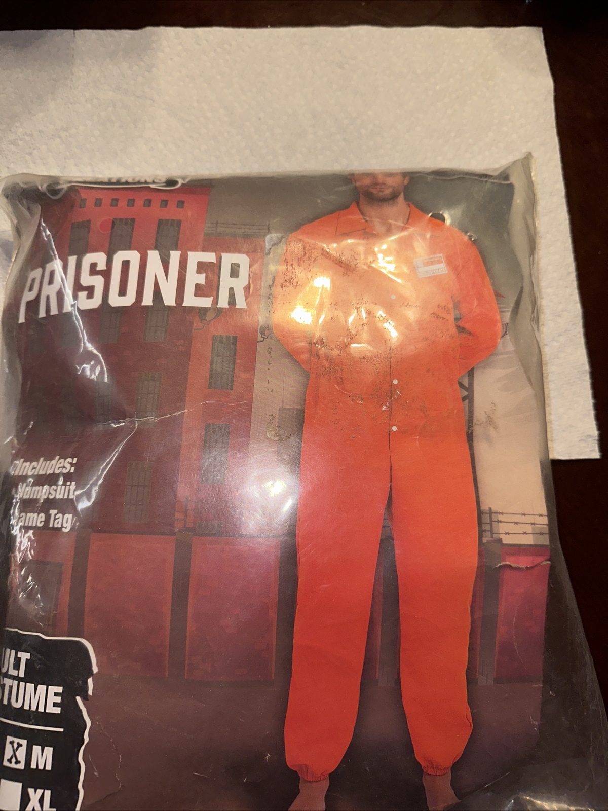 Spooktacular Creations Prisoner Jumpsuit Orange Prison Escaped Inmate ...