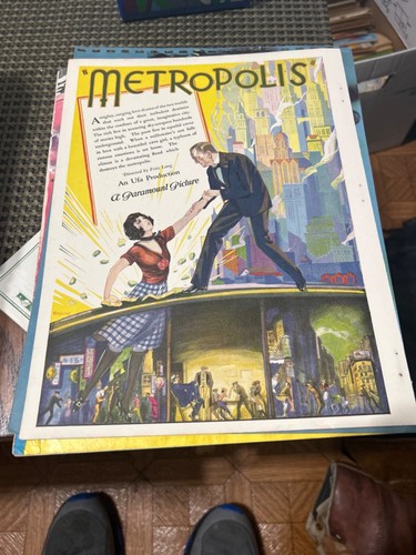 1927 trade ad metroplis original Taken from Paramount Exhibitor Book ...